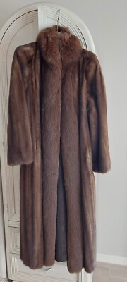 FLEMINGTON FURS Stunning Long Mink Coat Genuine Vintage Fur $15,000 ...