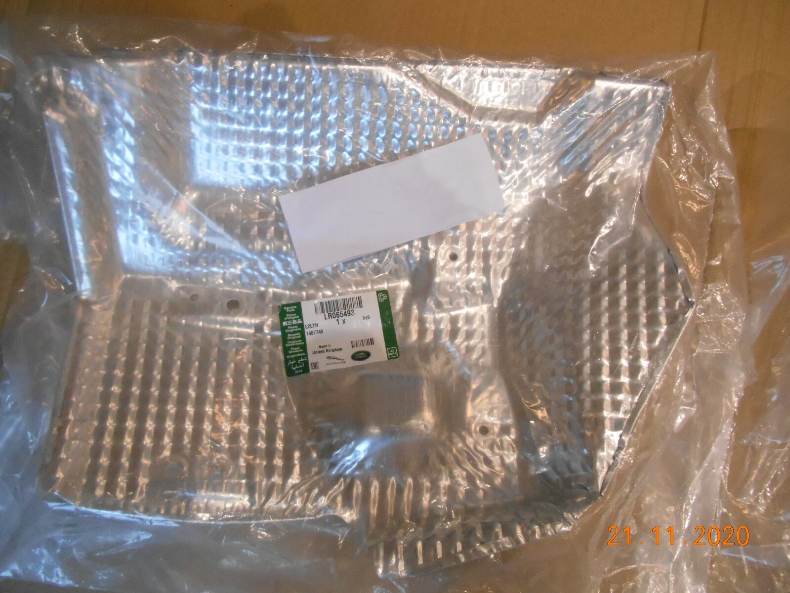 NEW Exhaust Heat Shield, LH, Range Rover Sport 14-, GENUINE LR065493 ...