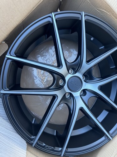 (4) Niche M130 Targa Matte Black Wheels with Machined DDT 5x108 ...