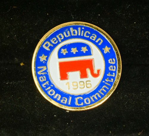 Republican National Committee 1996 Lapel Pin .75" Wide | eBay