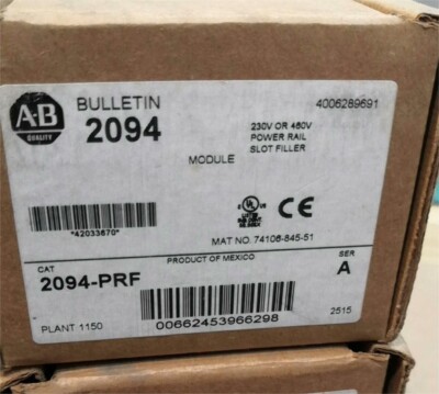 2094-PRF AB 230V OR 460V POWER RAIL SLOT FILLER NEW IN BOX SHIP BY FAST ...