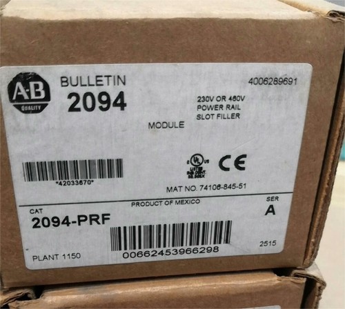 2094-PRF AB 230V OR 460V POWER RAIL SLOT FILLER NEW IN BOX SHIP BY FAST ...