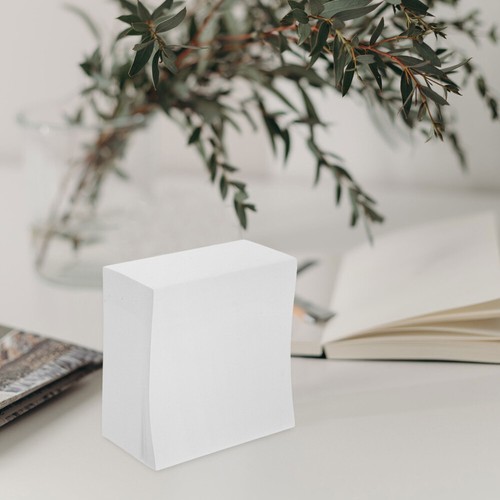 Blank Notes Book Non-sticky Memo Cubes Home Office Writing Supplies ...