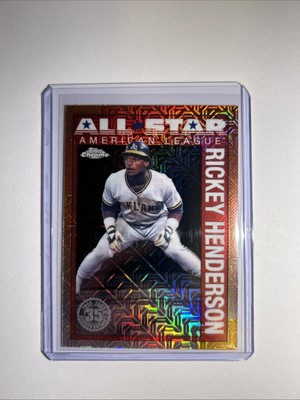 2025 Topps Series 2 - 1990 Topps Chrome All-Star Mojo Rickey Henderson ...