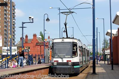 Manchester Metrolink 2004 Eccles Terminus Tram Photo Ref P455 | eBay