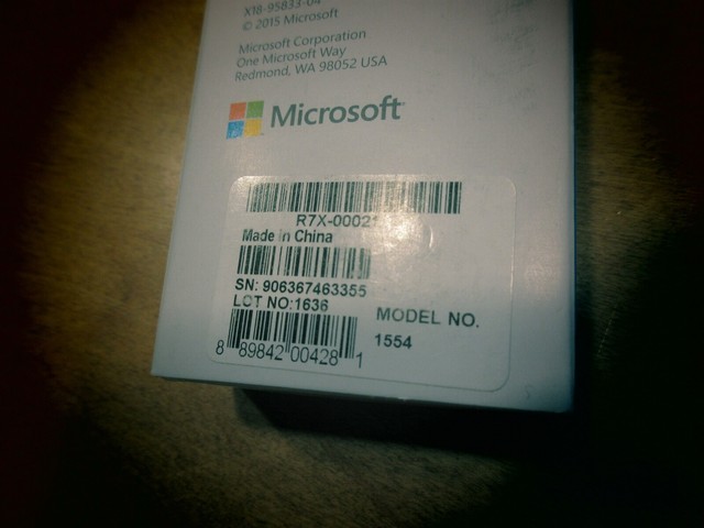 Microsoft Surface Mini Display Port to VGA Adapter Model 1554 for sale ...