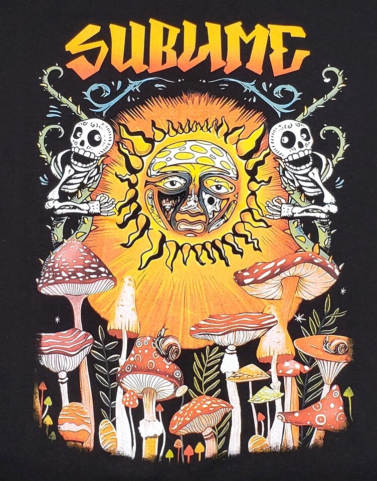 SUBLIME T-shirt LBC Ska Punk Long Beach Cali Tee Men's Black 100% ...