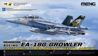 MENG LS-019 1/48 EA-18G GROWLER Electronic Attack Aircraft Yellow ...