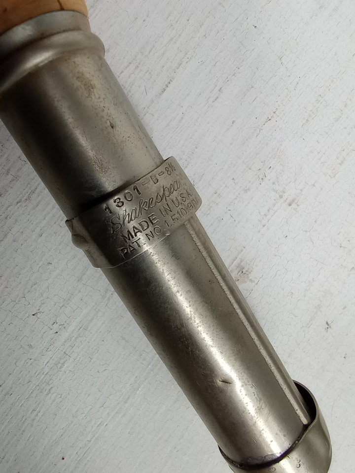 Shakespeare Fly Fishing Bamboo Rod Cork Grip 8.5 foot 3 Pc w/ Shipping ...