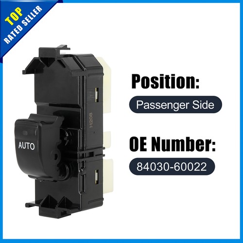 Pack of 1 for Toyota 84030-60022 Power Door Window Switch Front Right ...
