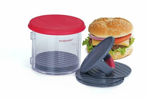 Prepworks by Progressive Hamburger Patty Caddy, Press and Storage ...