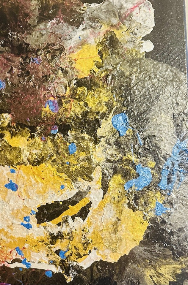 Original Acrylic Pour Painting Abstract Art signed canvas | eBay