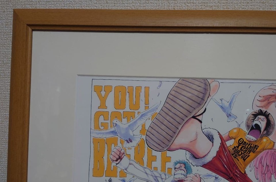 One Piece Eiichiro Oda Autographed Art Print Limited Edition Serial ...