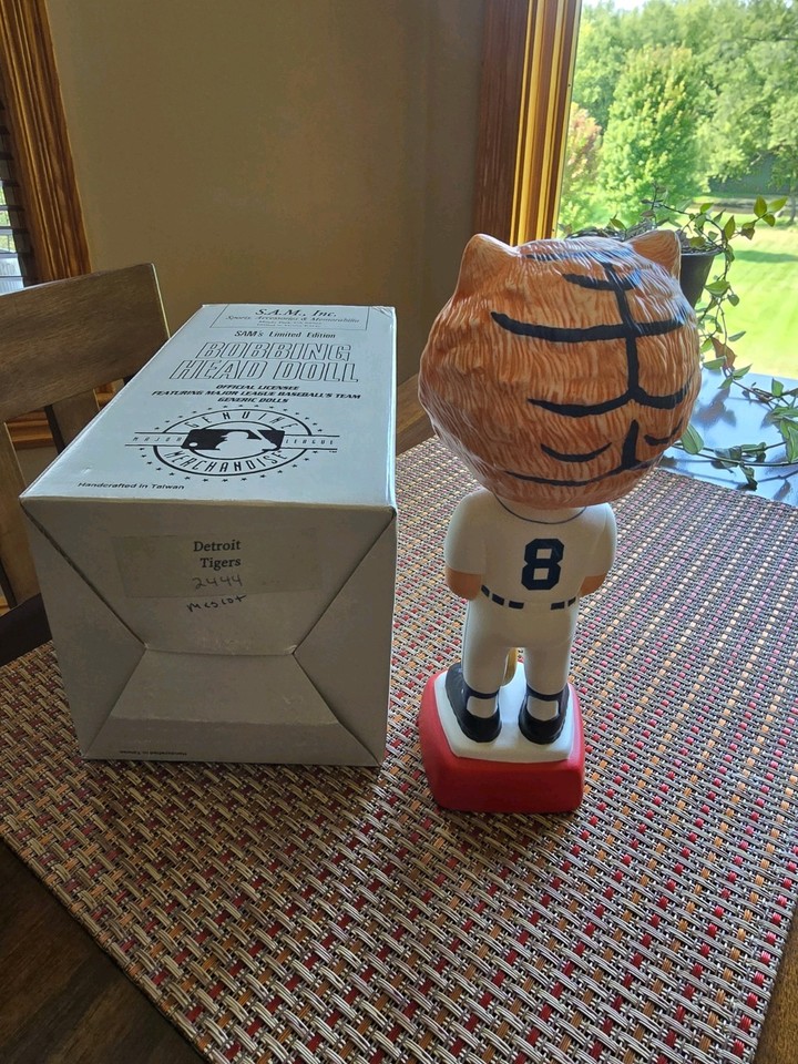 1998 SAM's DETROIT TIGERS MASCOT BOBBLEHEAD with Pristine COA #2444 | eBay