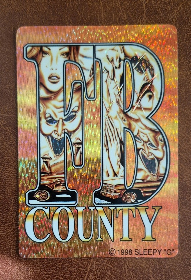 Vintage 1998 Holographic Sleepy G FB COUNTY Vending Machine Sticker | eBay