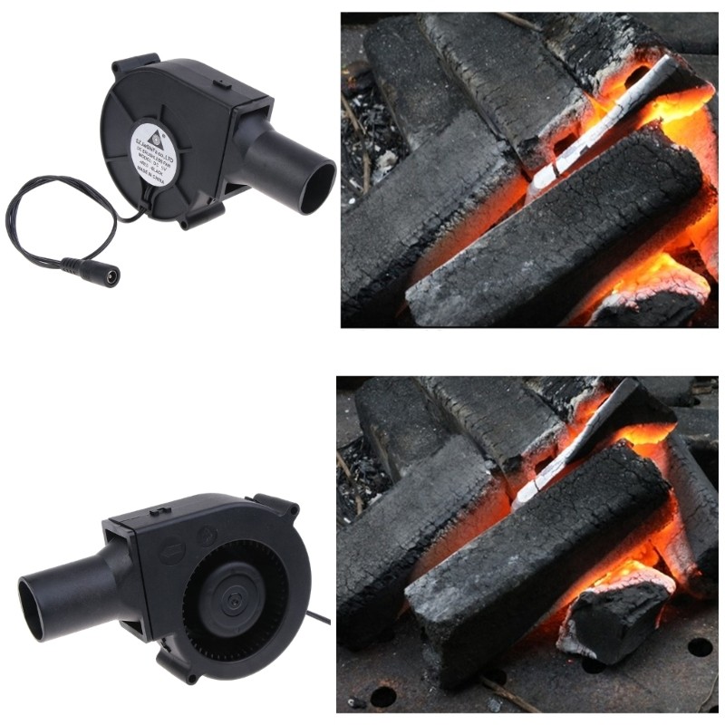 BBQ Fan Blower 4300RPM 5V 2A Adjustable Speed USB Powered Fan for ...