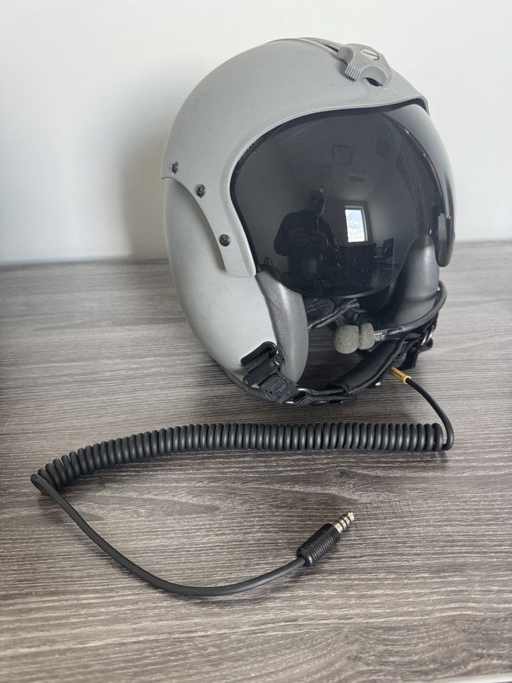 GENTEX HGU-84/P Flyers Pilot Helicopter Flight Helmet Navy Marines Size ...