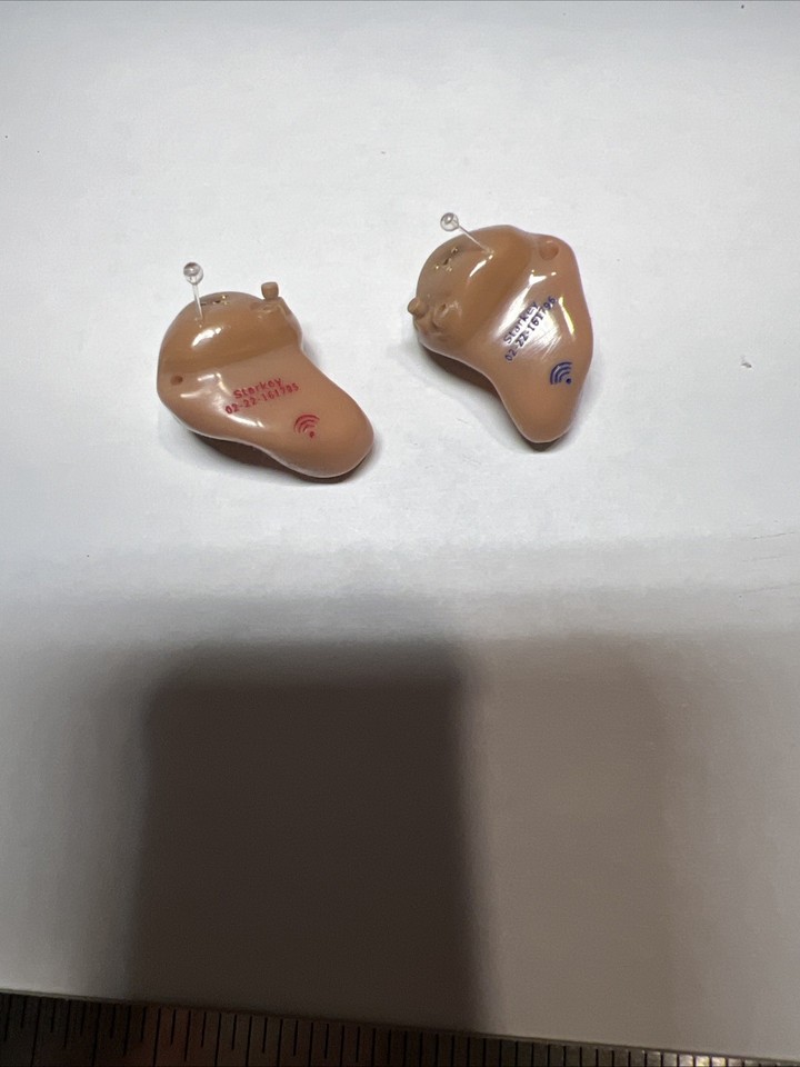 Starkey Evolv AI 2400 ITC Bluetooth Rechargeable Hearing Aids R & Left ...