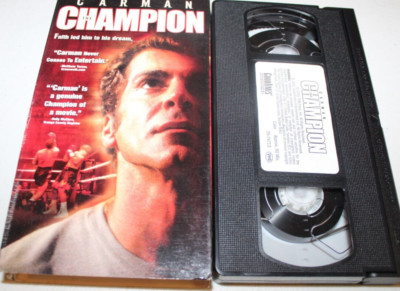 Carman: The Champion (VHS 2001) Carman, Michael Nouri, Boxing Champion ...