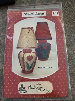 Vintage The Calico Factory Spring Tulip #101 Stuffed Lamp Craft Pattern ...