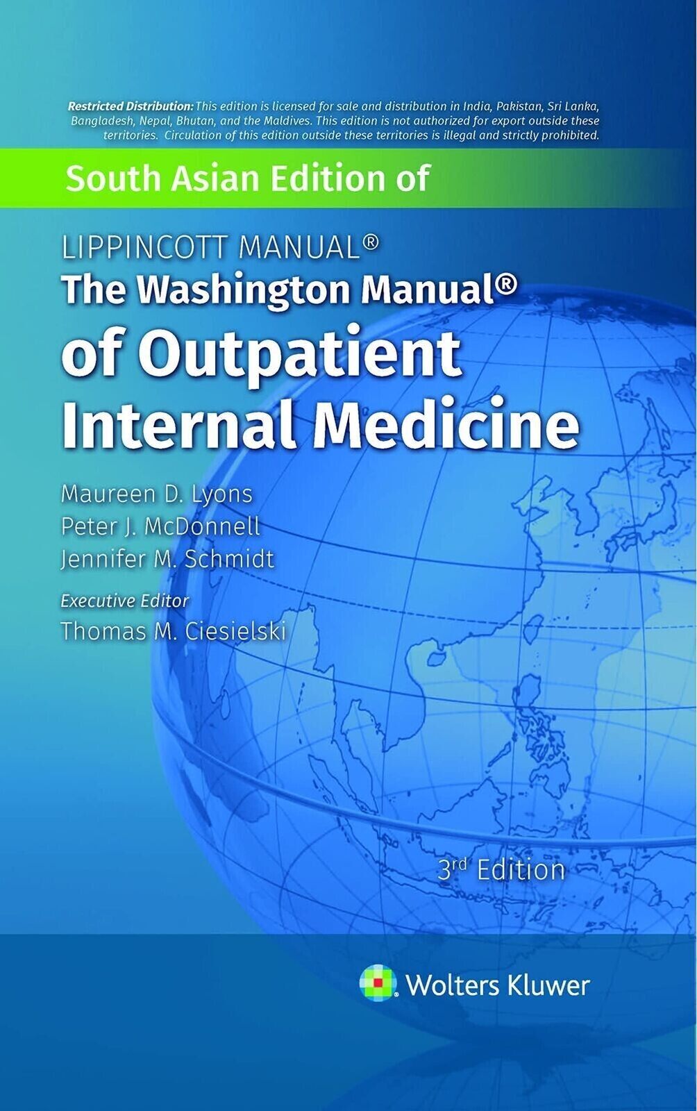 Le Washington Manual of Outpatient Internal Medicine de Lyons, 3RD INT ...