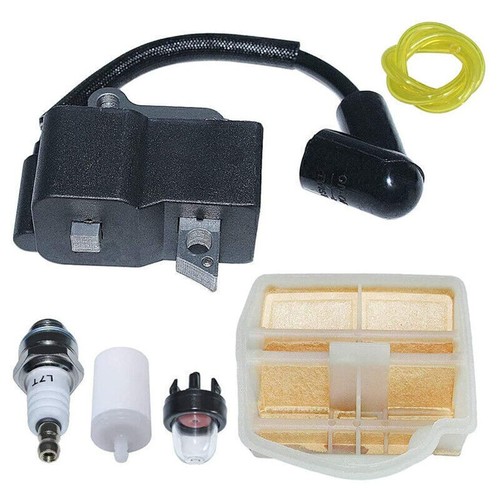 Ignition Coil Air Filter Kit Fit Husqvarna 445 450 Jonsered 2245 2250 ...