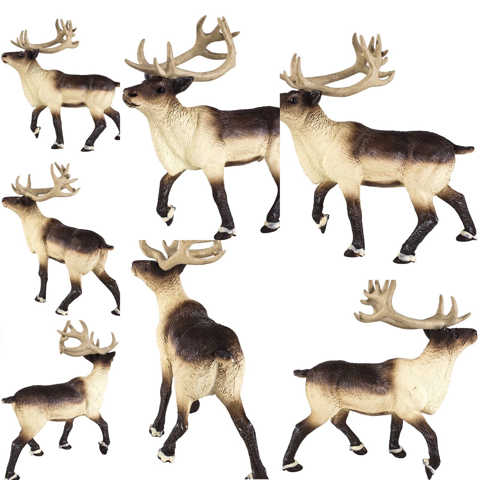 Schleich Papo Safari Deer Reindeer Buck Animal Woodland Figurine ...