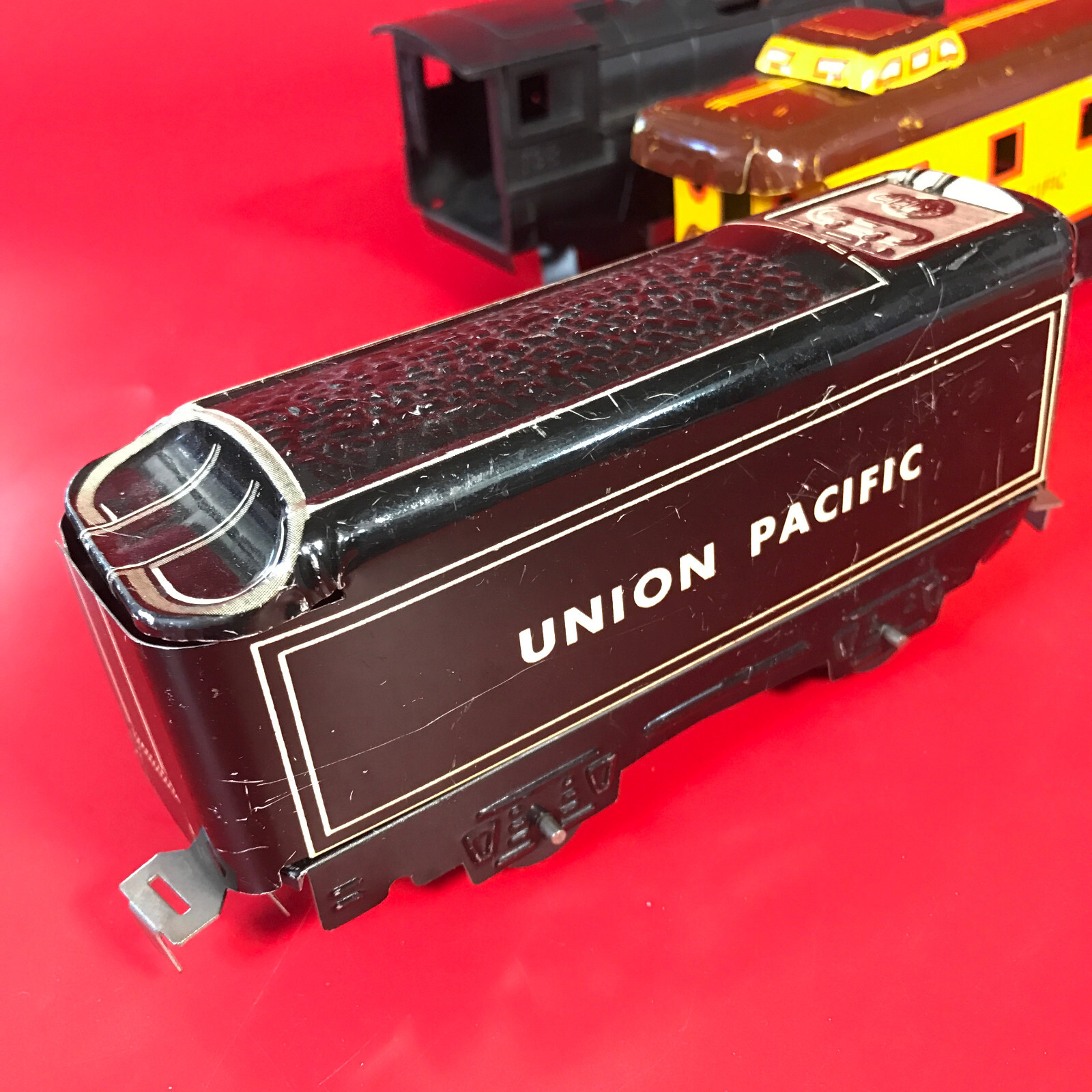 Marx Steam 198 Locomotive and 3 cars - 91257 Seaboard, Union Pacific ...