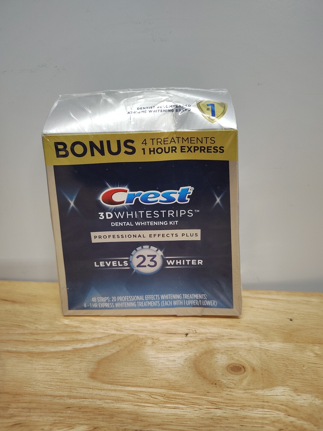 Crest 3D Whitestrips Professional Effects Plus Teeth Whitening Kit 48 ...