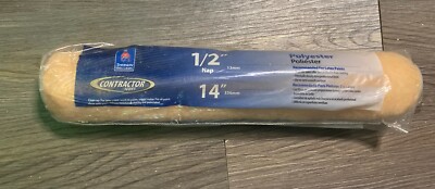 Sherwin Williams Contractor 14" Polyester 1/2" Nap Roller Cover-Latex ...
