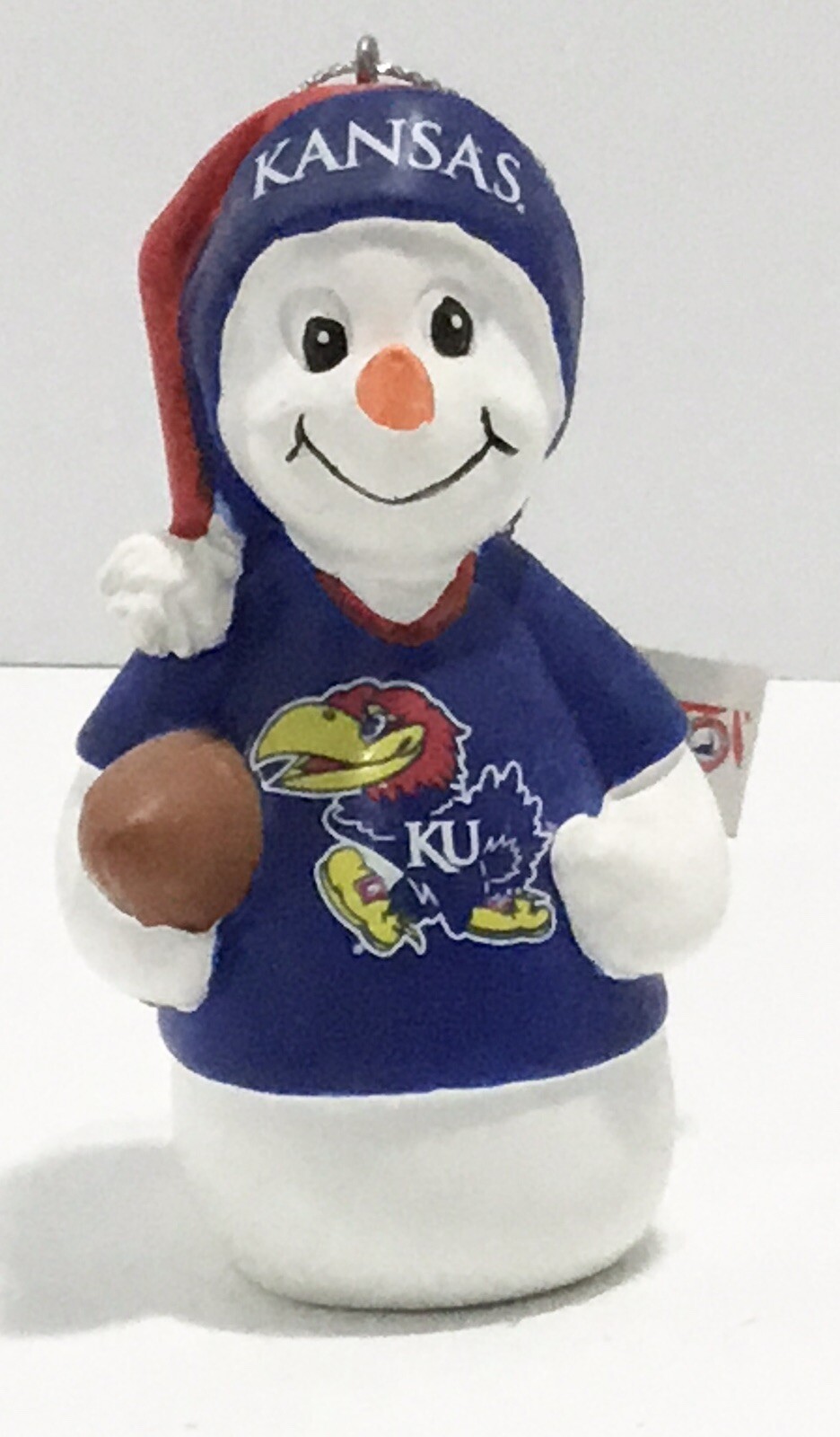 KU Kansas University Jayhawks Basketball Snowman Ornament Licensed ...