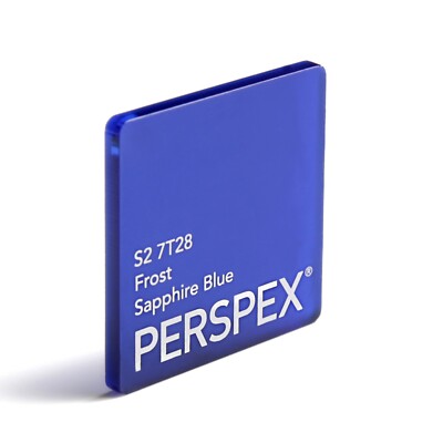 Perspex® Sapphire Blue S2 7T28 Frosted Acrylic Plastic Sheet / Various ...