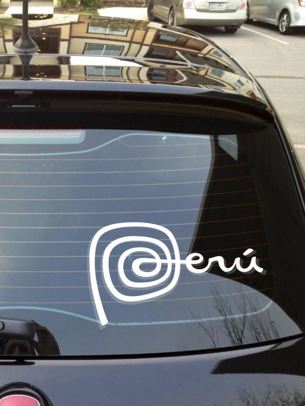 Marca Peru Decal Vinyl Die Cut Sticker Logo Window Car Peruvian 6 Yrs ...