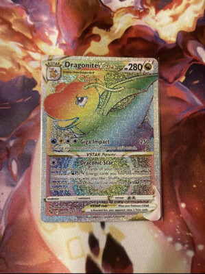 Dragonite Vstar - Rainbow Rare | eBay