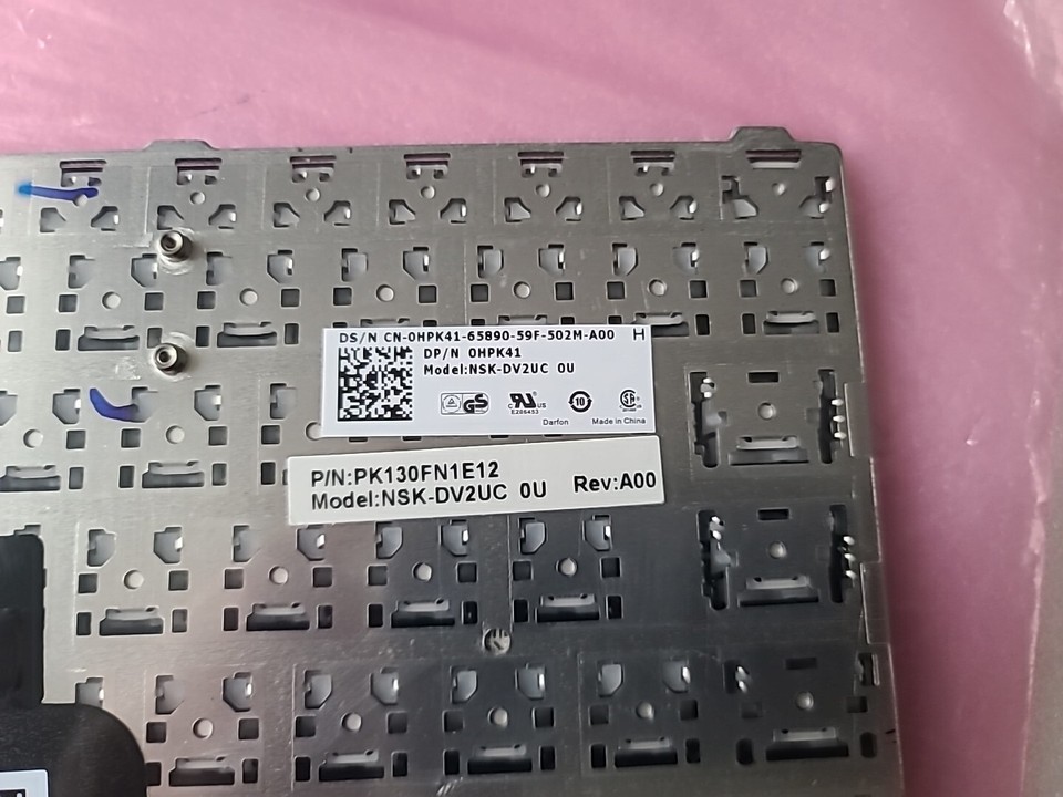 NEW GENUINE DELL LATITUDE E6430 UK NON BACKLIT KEYBOARD HPK41 0HPK41 | eBay