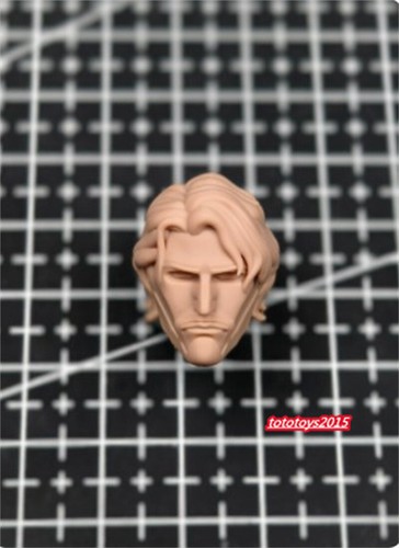 1/12 Punk Cool Man Soldier Head Sculpt For 6'' Male Action Figure Body ...