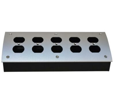 HIFI Chassis US AC Power Strip Bar Distributor Aluminum 10 Outlet Box ...
