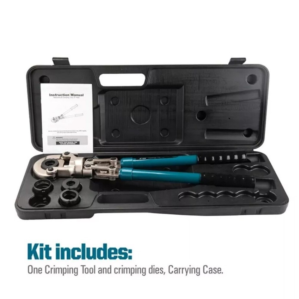 ZUPPER Pipe Crimping Tool Tube Press Plumbing Fitting PEX Crimper Set ...