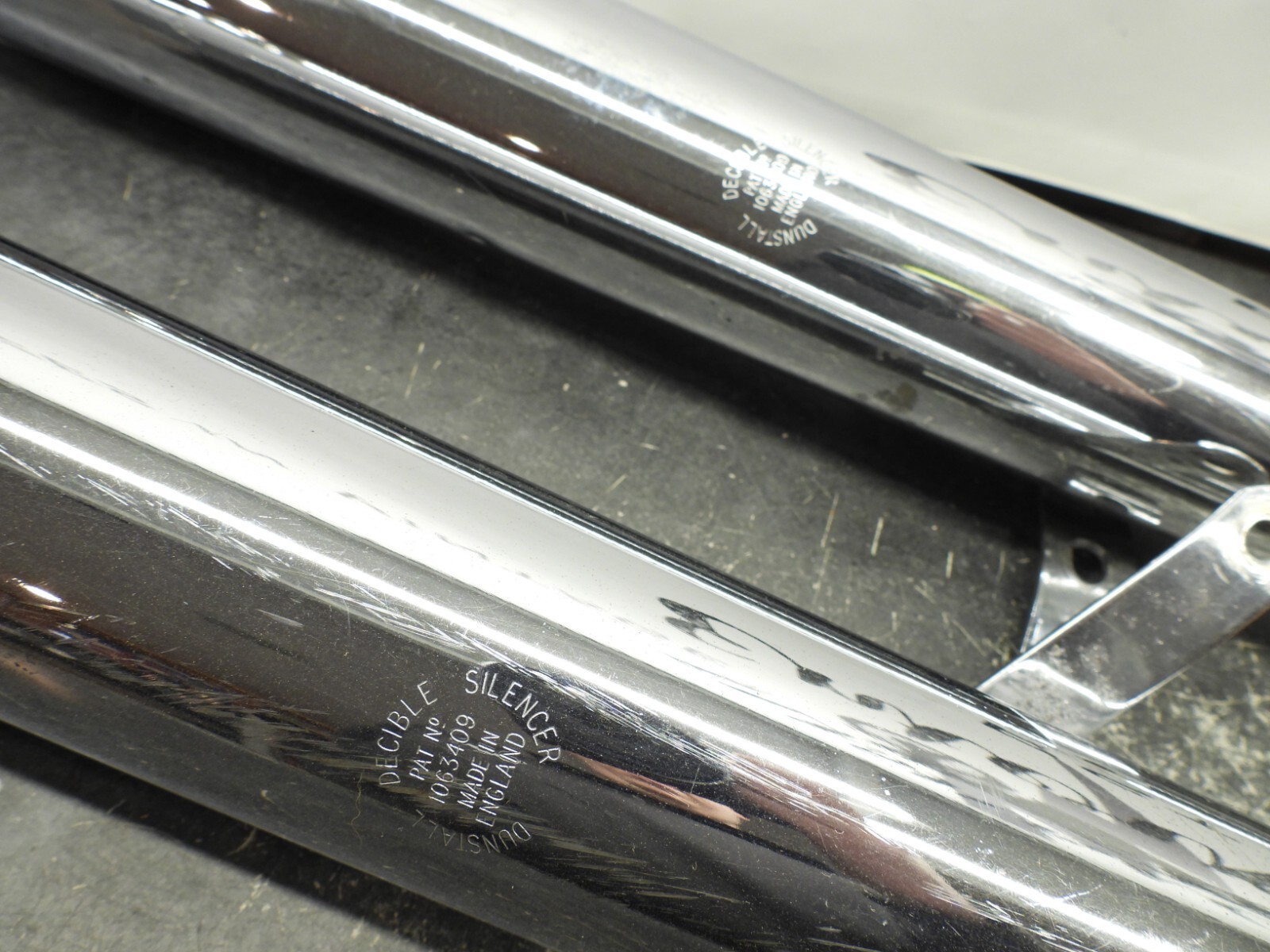 1974 Norton Commando 850 Electric Start Dunstall Exhaust Mufflers 2726 ...