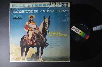 REX ALLEN Mister Cowboy COUNTRY LP DECCA Shrink | eBay