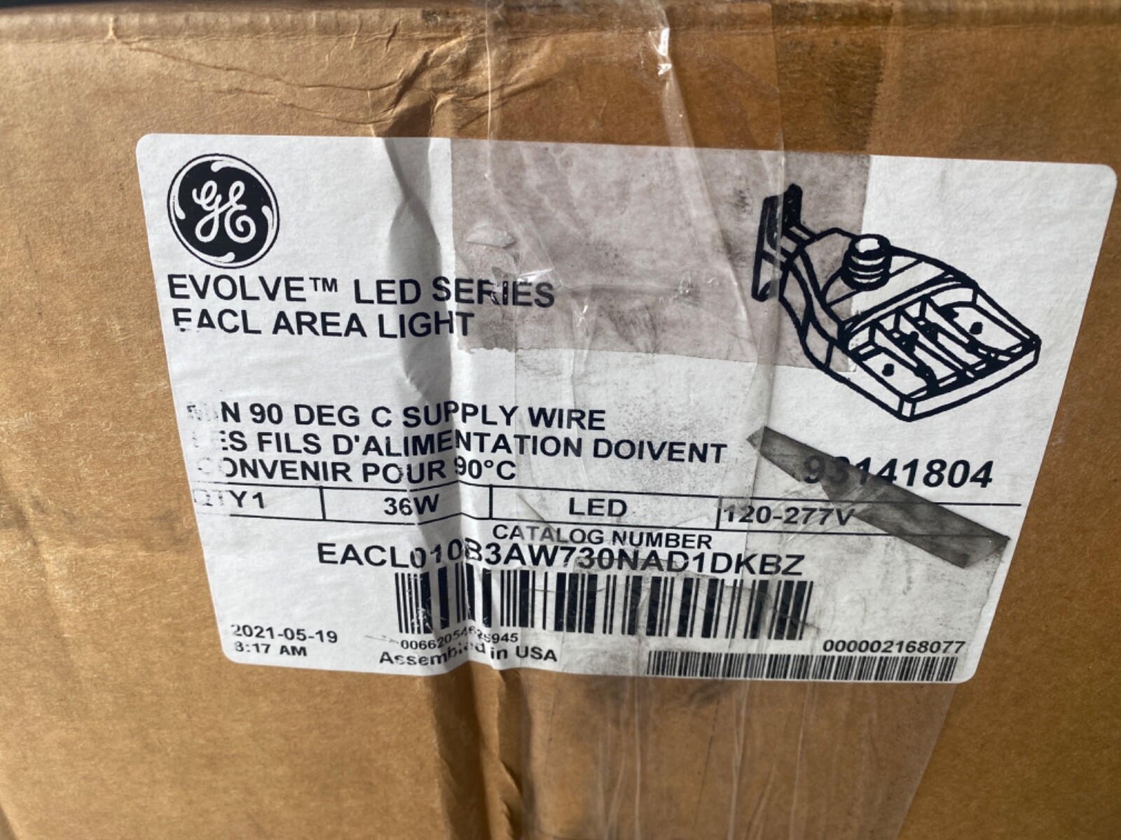 GE GEH-6049 EACL EVOLVE LED AREA LIGHT | eBay