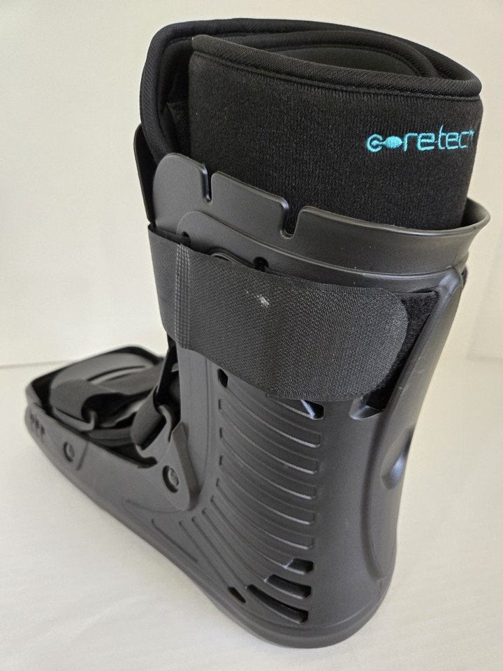 Coretech 360 Exo Post Op Walker XL Boot Short Built in Air Pump FREE ...