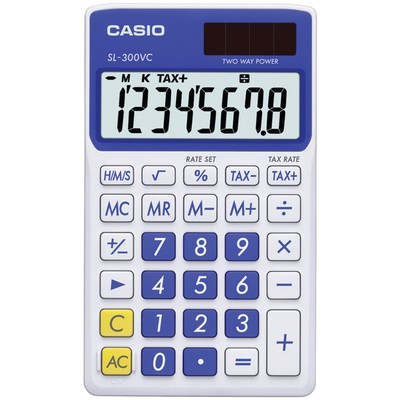 Casio SL-300VC Standard Function Calculator, Blue 79767188917| eBay