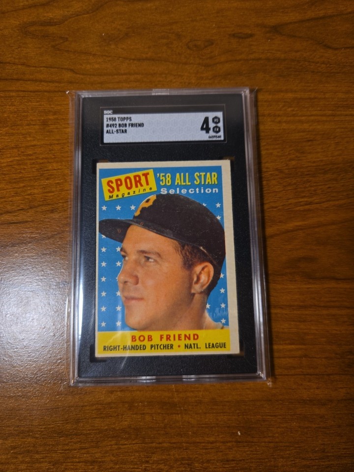 Lot of (7) 1958 Topps Baseball SGC Graded ALL-STAR Cards All Brand New ...