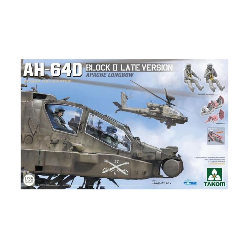 Takom Model 1:35 AH-64D Block II Late Version New | eBay