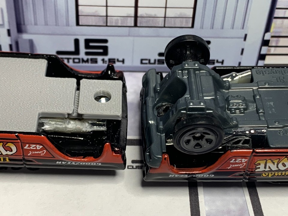 Hot Wheels Mercury Cyclone Comet Gasser - Lowering Base - 3D Printed ...