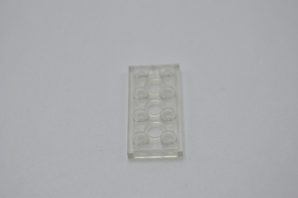 LEGO Basisplatte Bauplatte transparent klar Trans-Clear Plate 2x4 3020 ...