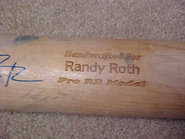 2005-06 Randy Roth Game-Used "Marucci" Baseball Bat– St. Louis ...