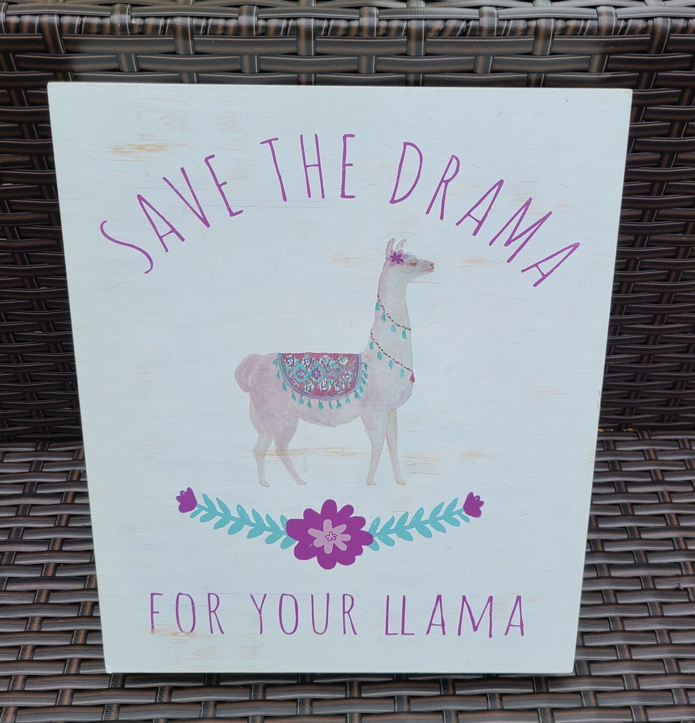 Save The Drama For Your Llama Poster