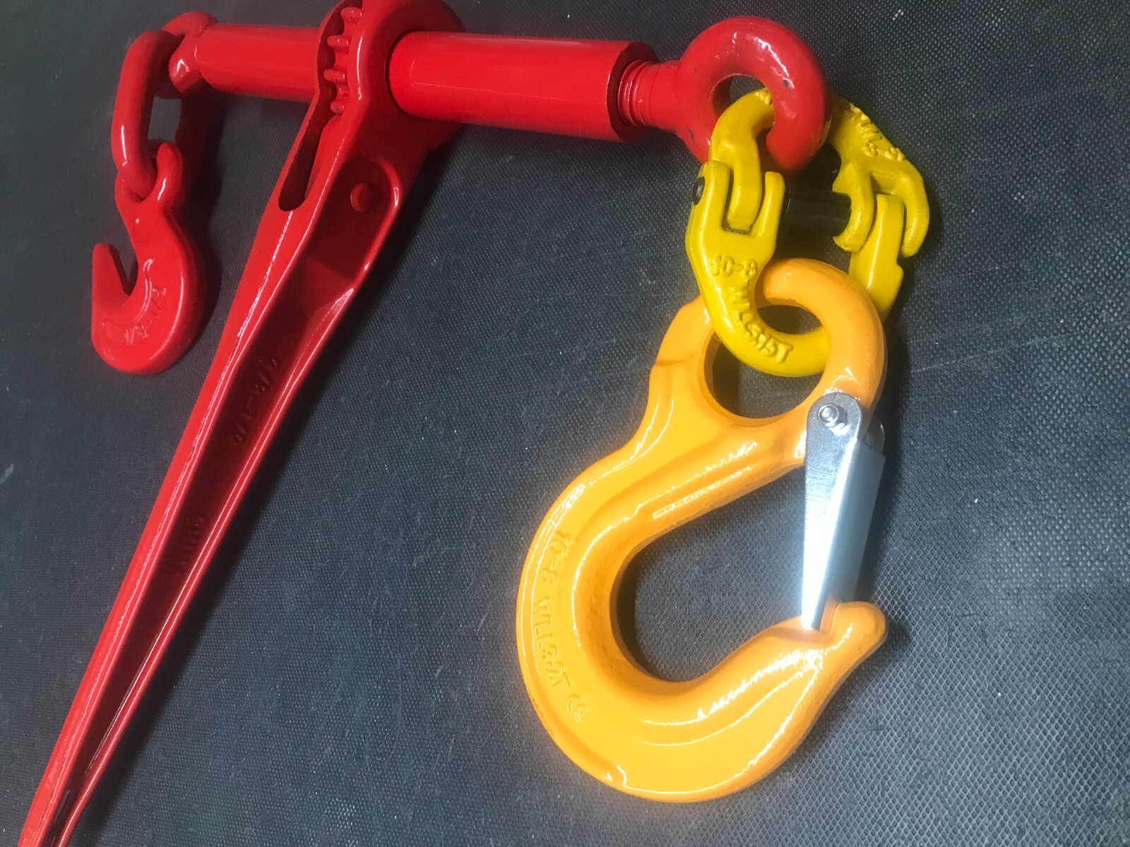 Ratchet Load binder Dwang 10mm - 13mm, 3/8" - 1/2" Chain With 10mm Hook ...